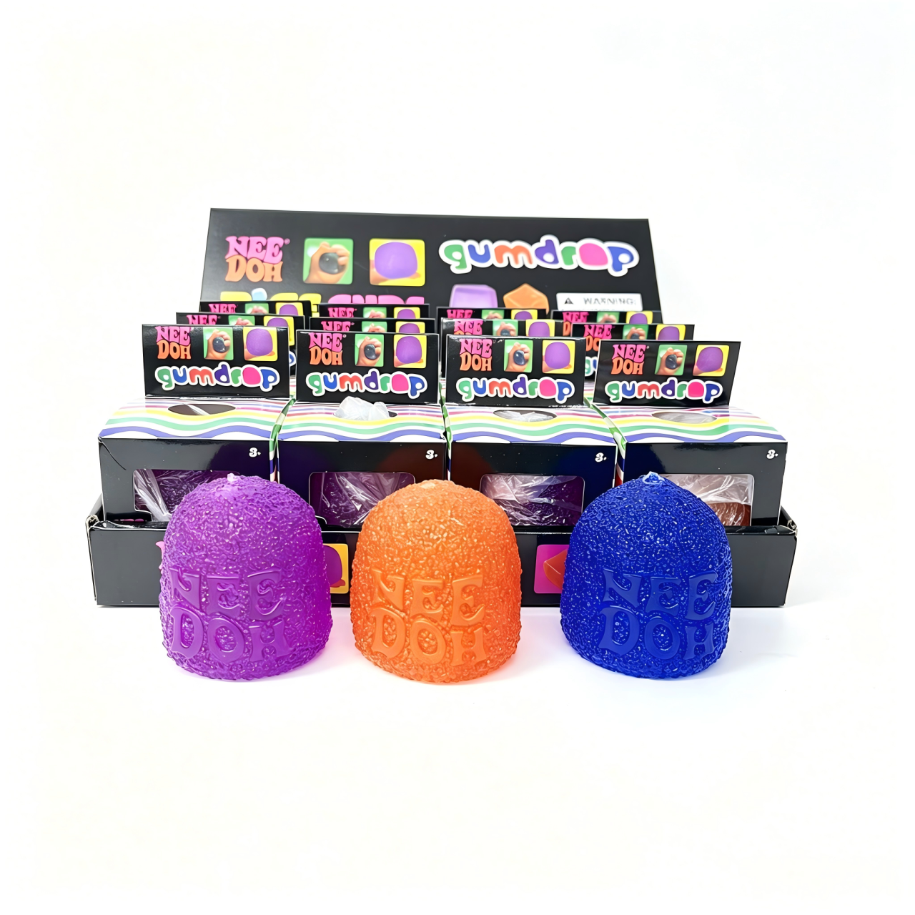 72Pack Needoh Style Iced Gumdrop Squishy Iced Candy Stress-Relief Fidg ...